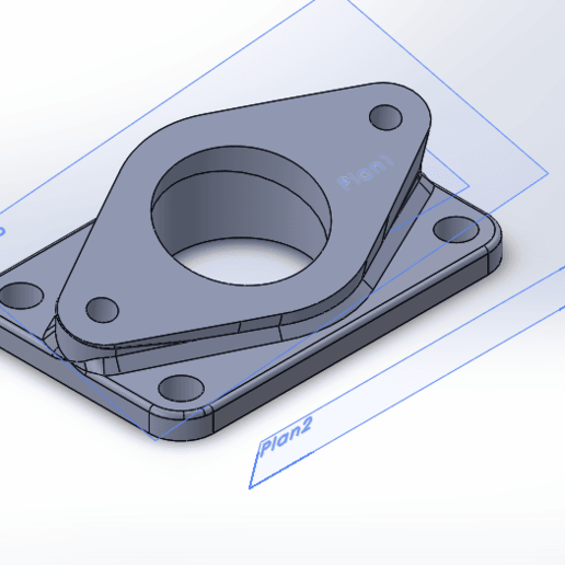 Download STL file pipe admission am6 pwk 28mm most • 3D print template ・ Cults